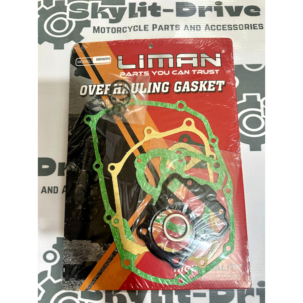 OVERHAULING GASKET DASH/WAVE110 LIMAN BRAND | Shopee Philippines