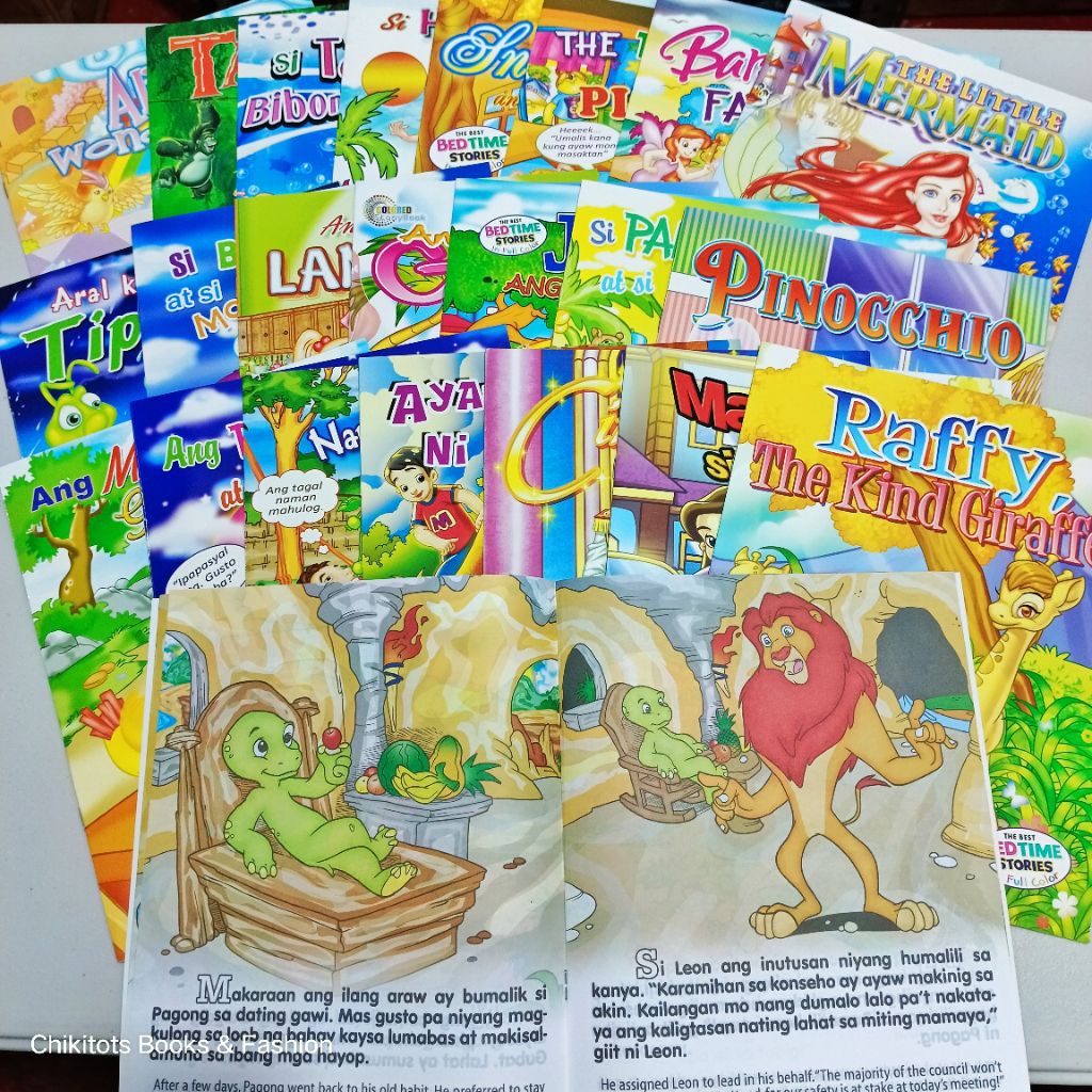 Story Book Colored Big FULL COLORS | 16 Pages | Bondsize | Mga Kwentong ...