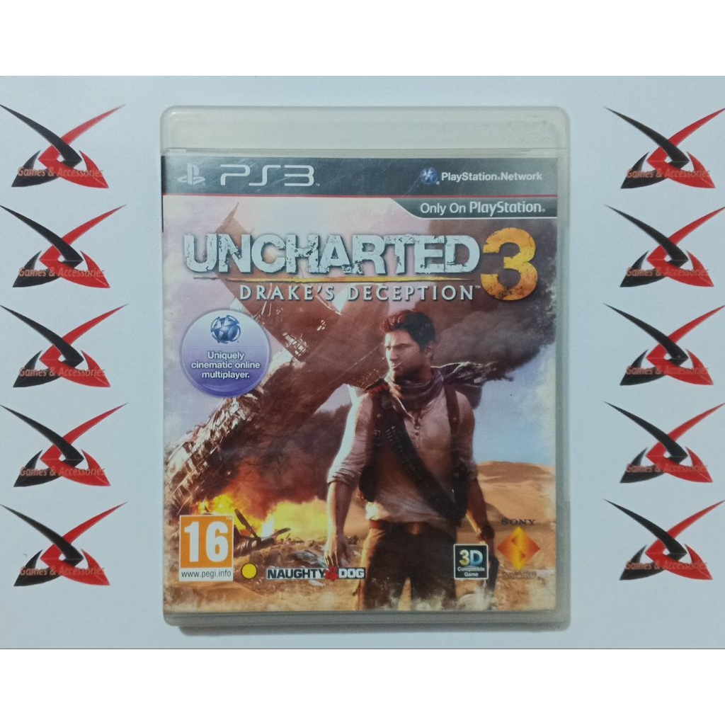 PS3 PlayStation 3 Game Uncharted 3 Drakes Deception | Shopee Philippines