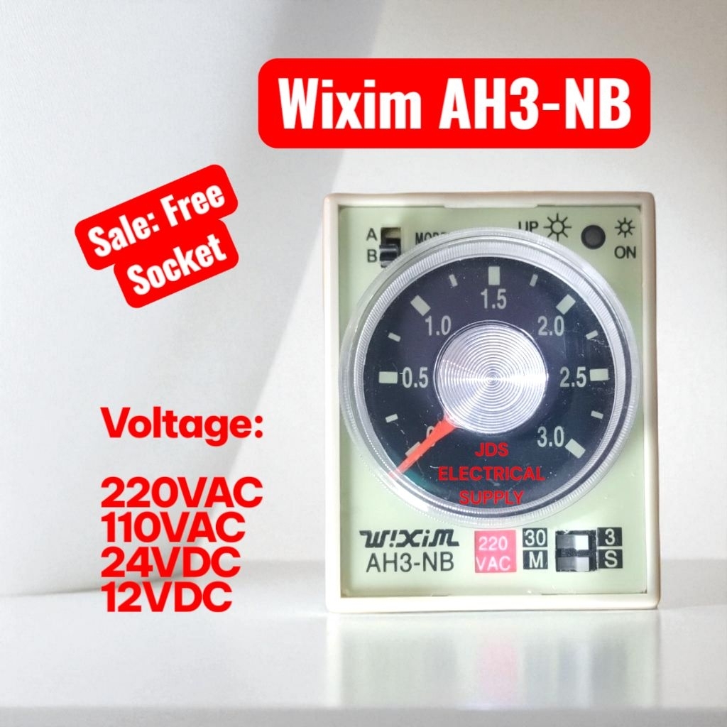 Wixim Multi Range Timer AH3-NB 0-30s/m | Shopee Philippines