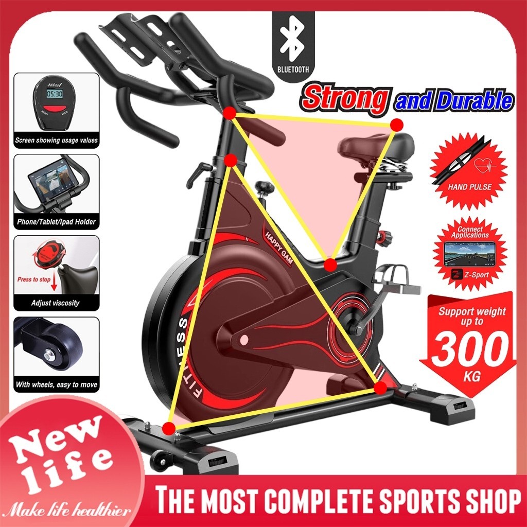 【TOP SALE】indoor stationary exercise bike home spinning bike 20KG ...