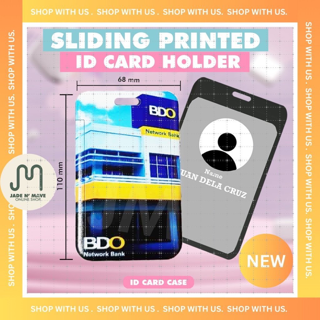 New BDO staff ID Card Case with Name Tags jnm | Shopee Philippines