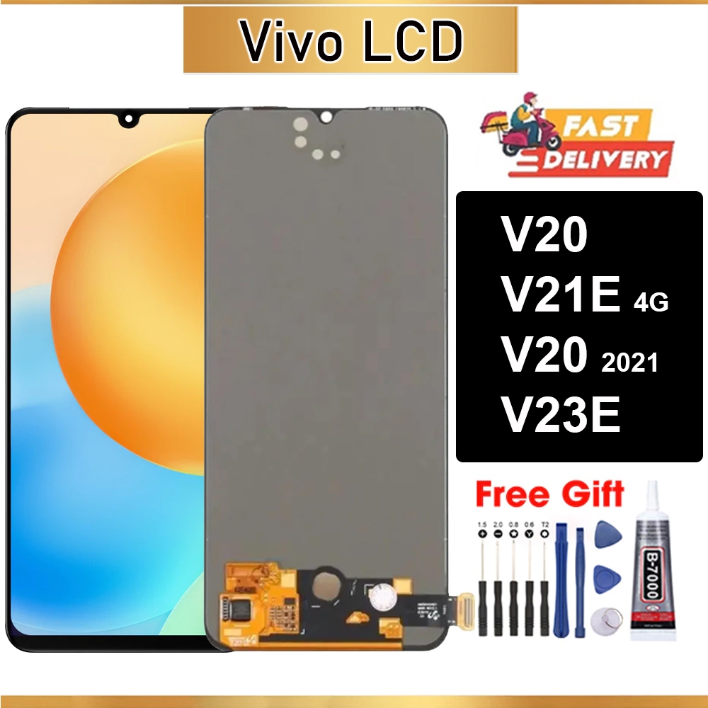 For ViVo V20 V21E 4G V20 2021 V23E LCD Original DIsplay Touch Screen ...