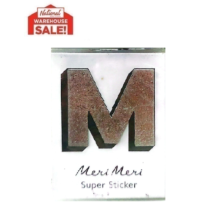 MD MERI STICKER 61-4M LETTER M | Shopee Philippines