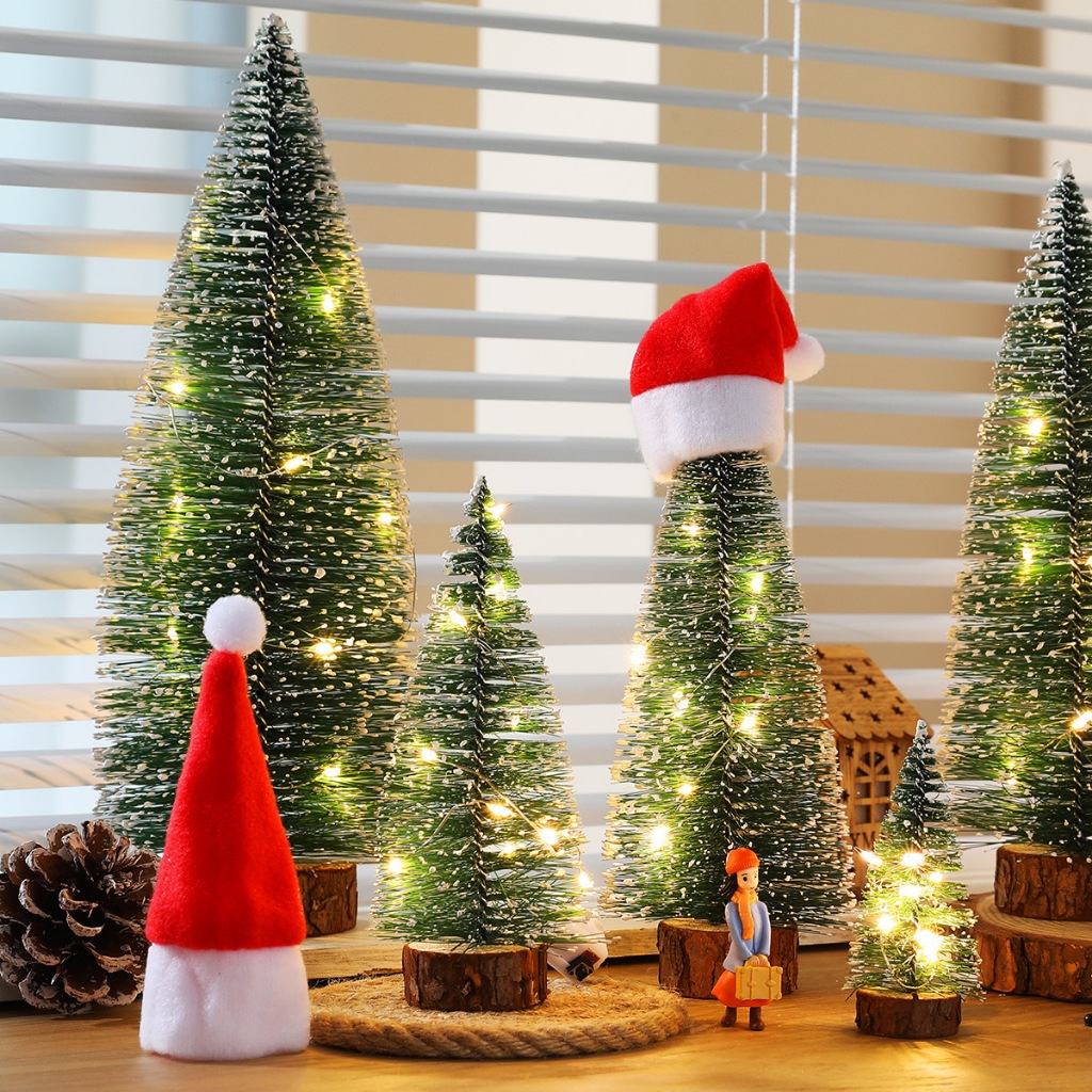 20cm Christmas Tree Desk Decoration/ Xmas House Bedroom Decorations ...