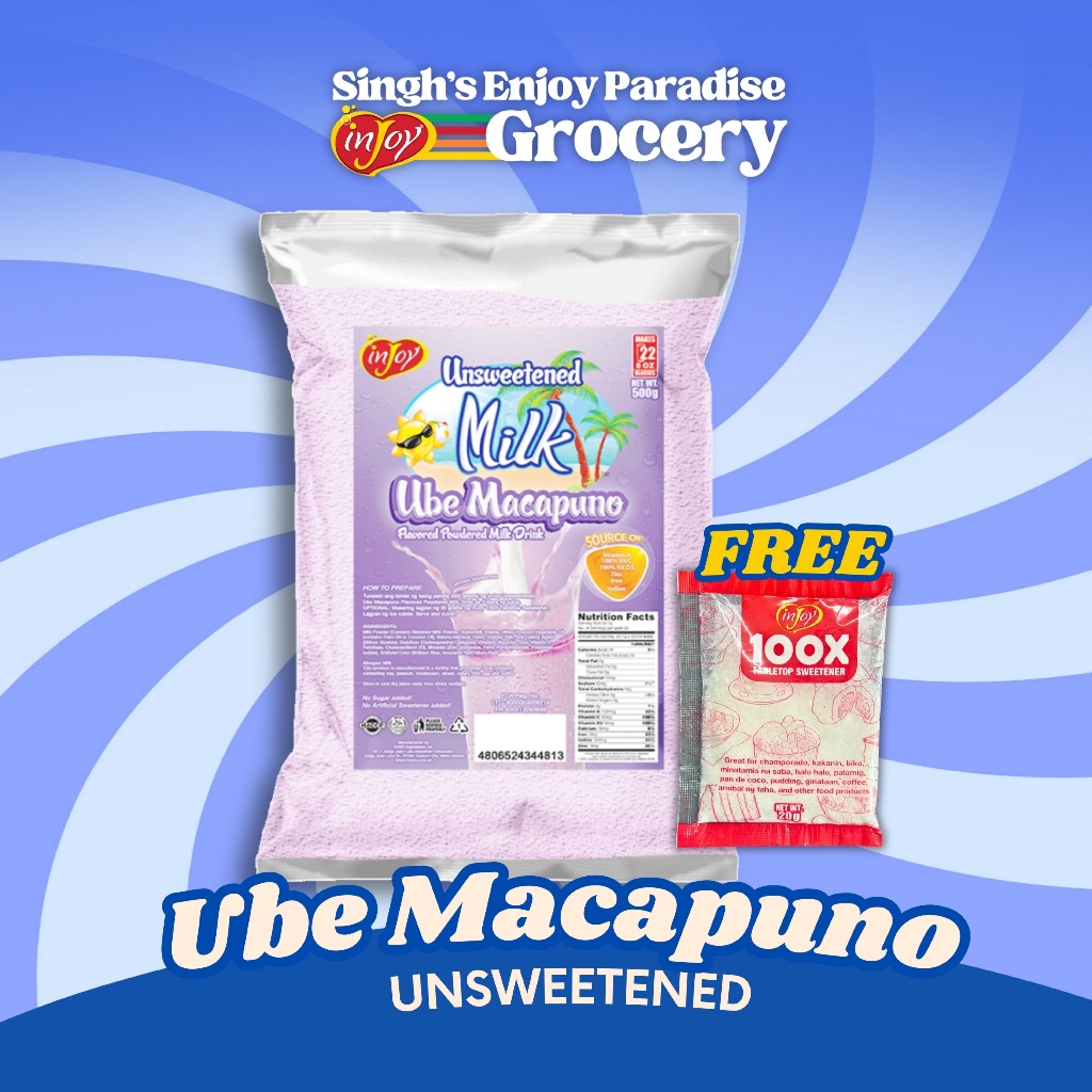 inJoy Unsweetened Ube Macapuno Milk Palamig 500g | Shopee Philippines
