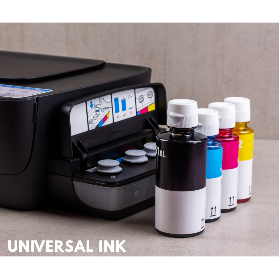 Generic Universal Ink Refill 100ml - Epson – Black, Cyan, Magenta ...