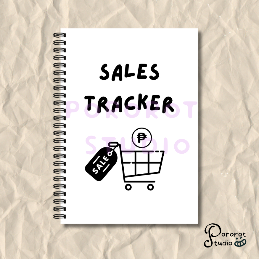Sales Tracker Log A5 Tracker notebook spiral planner pocket Spring Book ...