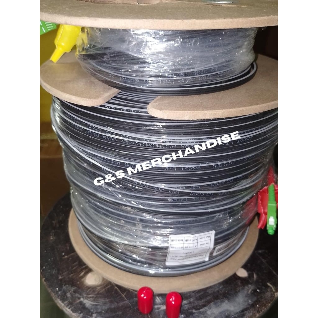 Fiber Optic Cable White Stripe 300 Meters with Pre-Fab | Shopee Philippines
