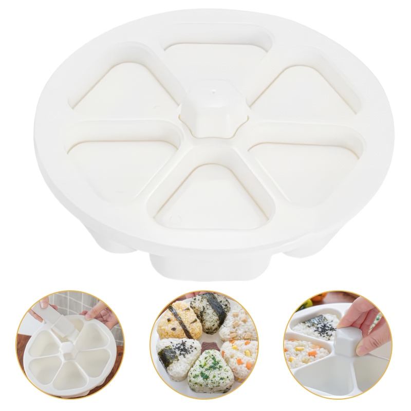 1set Sushi Mold Lunch Triangle Rice Ball Lunch Box Onion Rice Ball Food ...