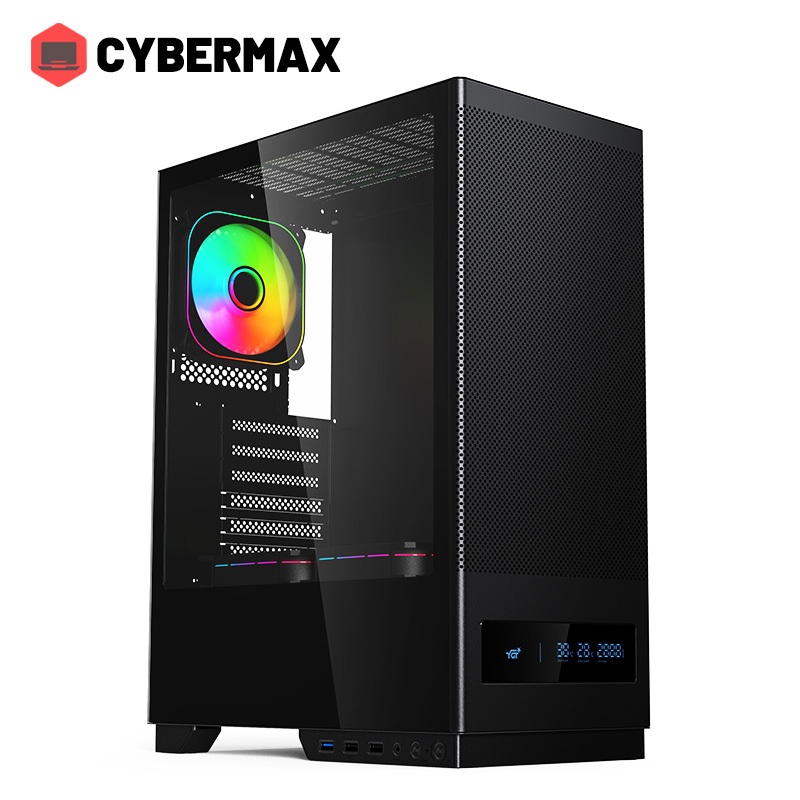 YGT V8202 PC Case With Screen Tempered Glass Micro ATX Gaming Desktop ...