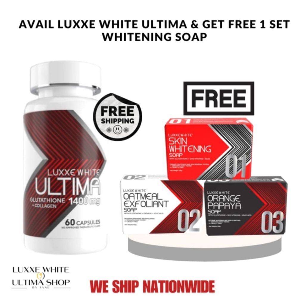 LUXXE WHITE ULTIMA with COLLAGEN,ORAL MOISTURIZER,ORAL SUNBLOCK (1400MG ...