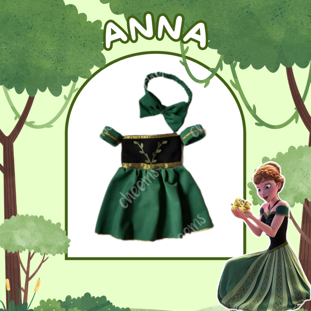 PRINCESS ANNA INSPIRED COSTUME AND SHOES/OOTD/DRESS/DISNEY PRINCESS ...