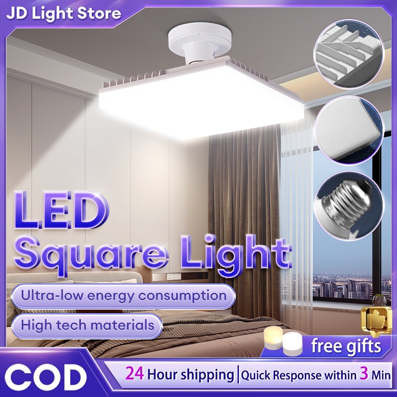 Square LED Light Super Bright bulb E27 Highlight Lamp High-Power Indoor ...