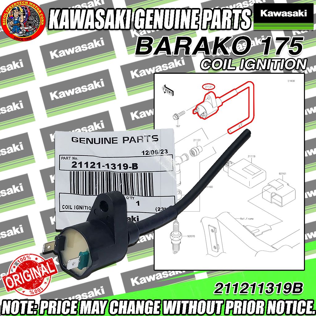 BARAKO COIL IGNITION (KMC) (GENUINE: 21121-1319-B) | Shopee Philippines