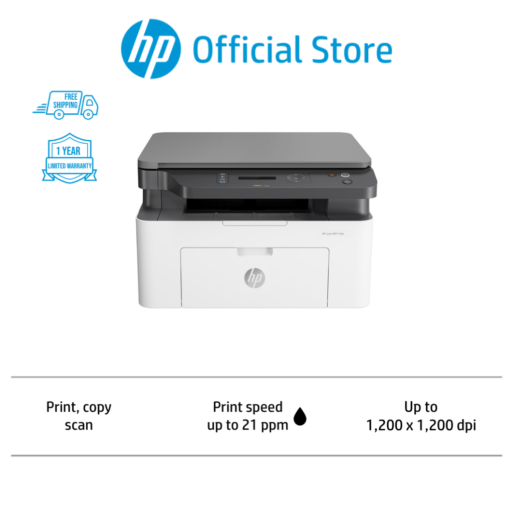 HP LASER MFP 136W PRINTER | Shopee Philippines