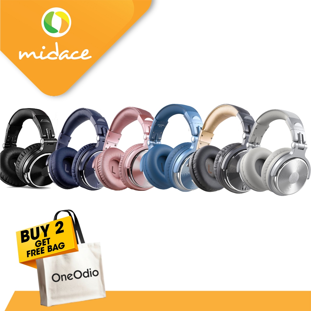 OneOdio / OneAudio Original Studio Pro 10 DJ Headphones Wired Shareable ...