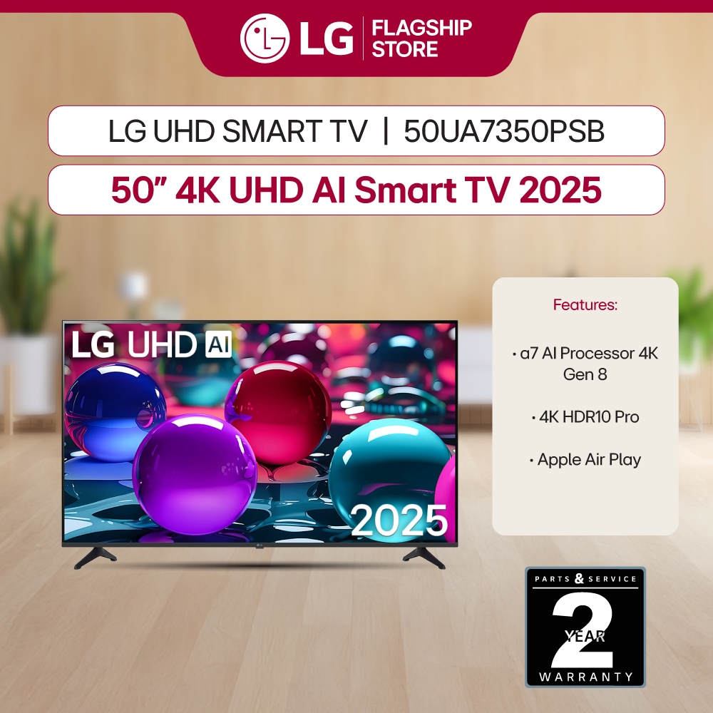 [NEW] LG UHD AI Smart TV - 50 Inch LG UHD AI 4k Smart TV 50UA7350PSB ...