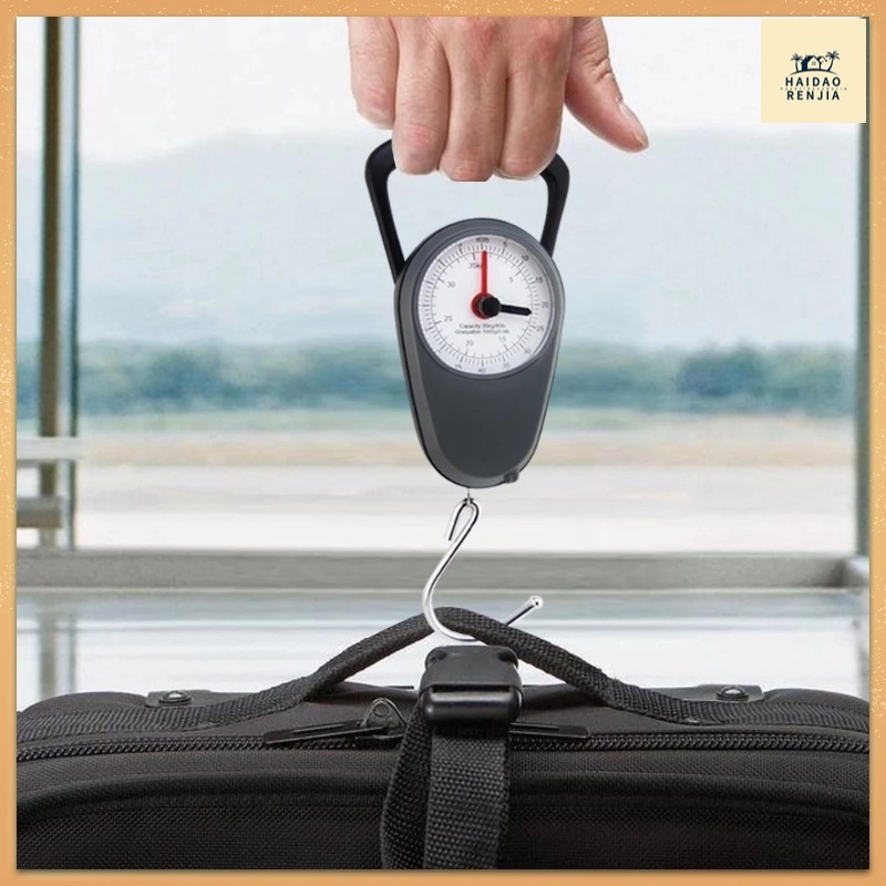 40kg portable travel luggage scale with hook and tape measure | Shopee ...