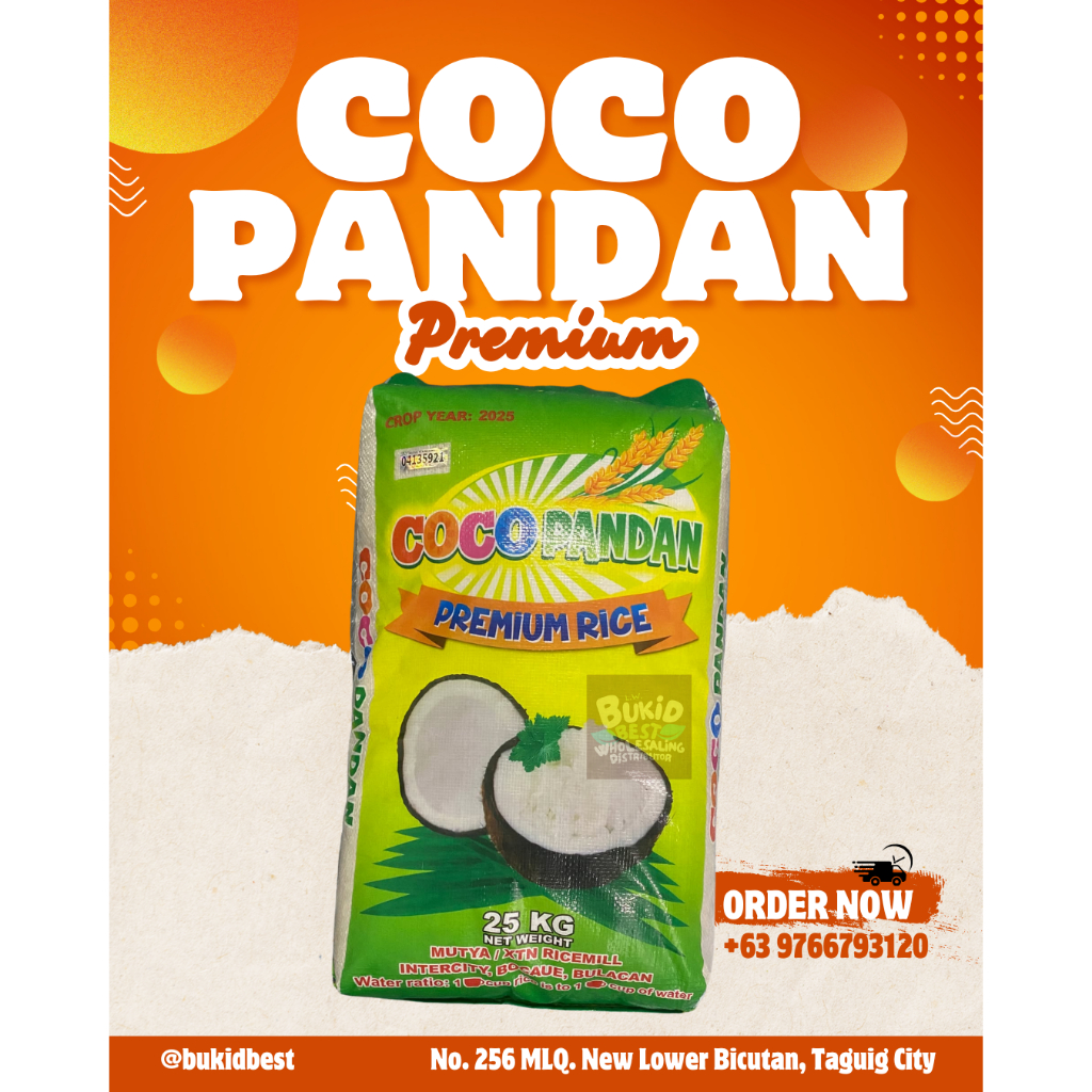 Coco Pandan Premium Rice 25KG | Shopee Philippines