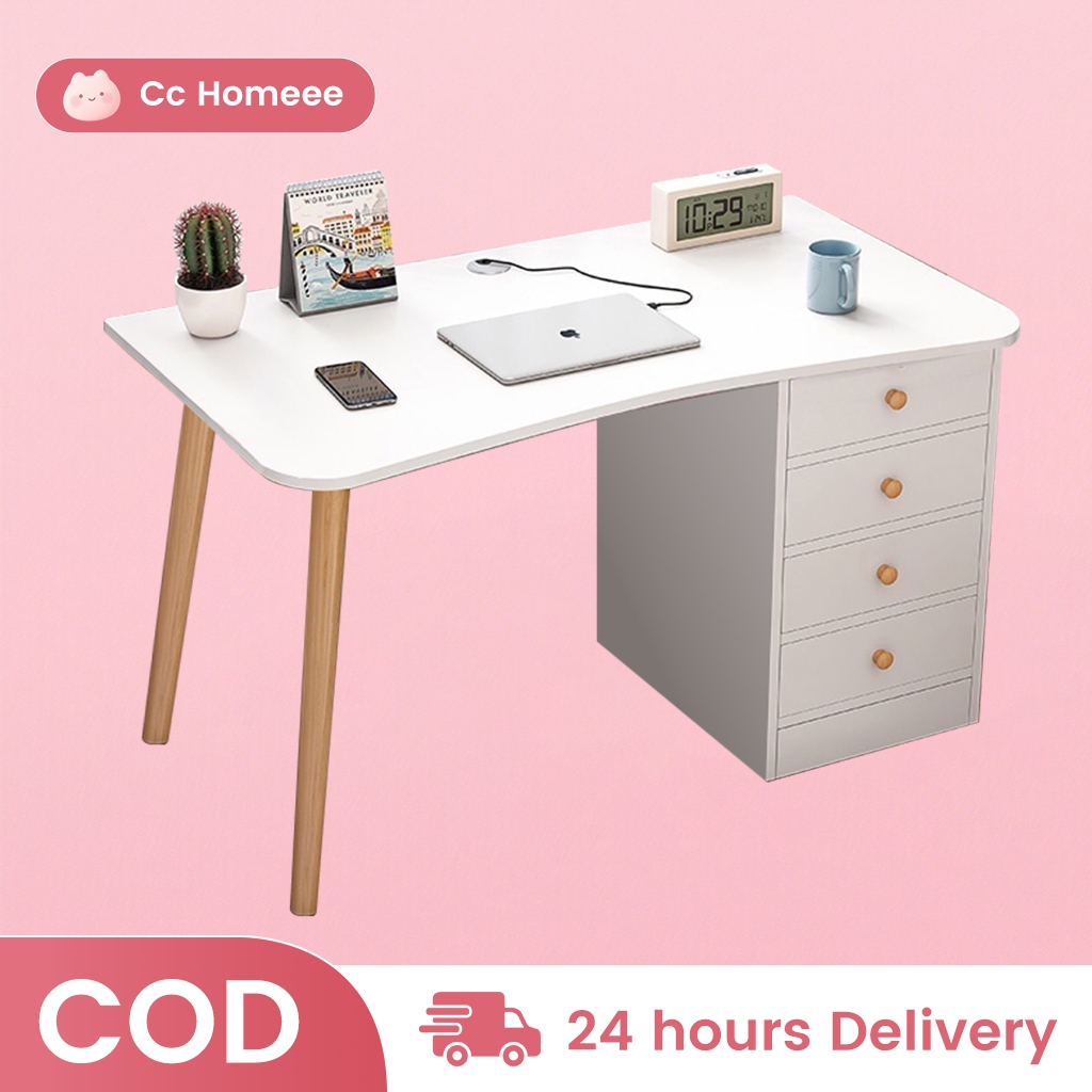 Studywith drawers computer desk office desk writing deskliving room ...