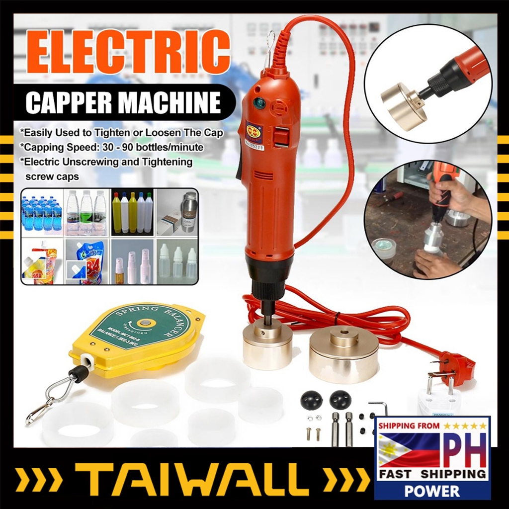 Handheld electric capping machine, plastic bottle capping machine ...