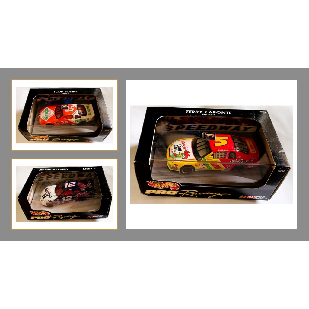 Hot Wheels - Nascar Pro Racing 1:43 - Jeremy Mayfield, Terry Labonte ...