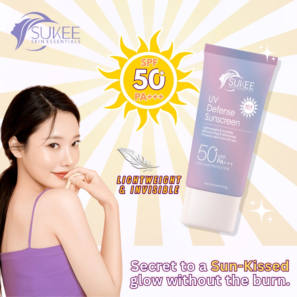SUKEE Sunblock Face Cream Whitening Body SPF50 Niacinamide UV Defense ...