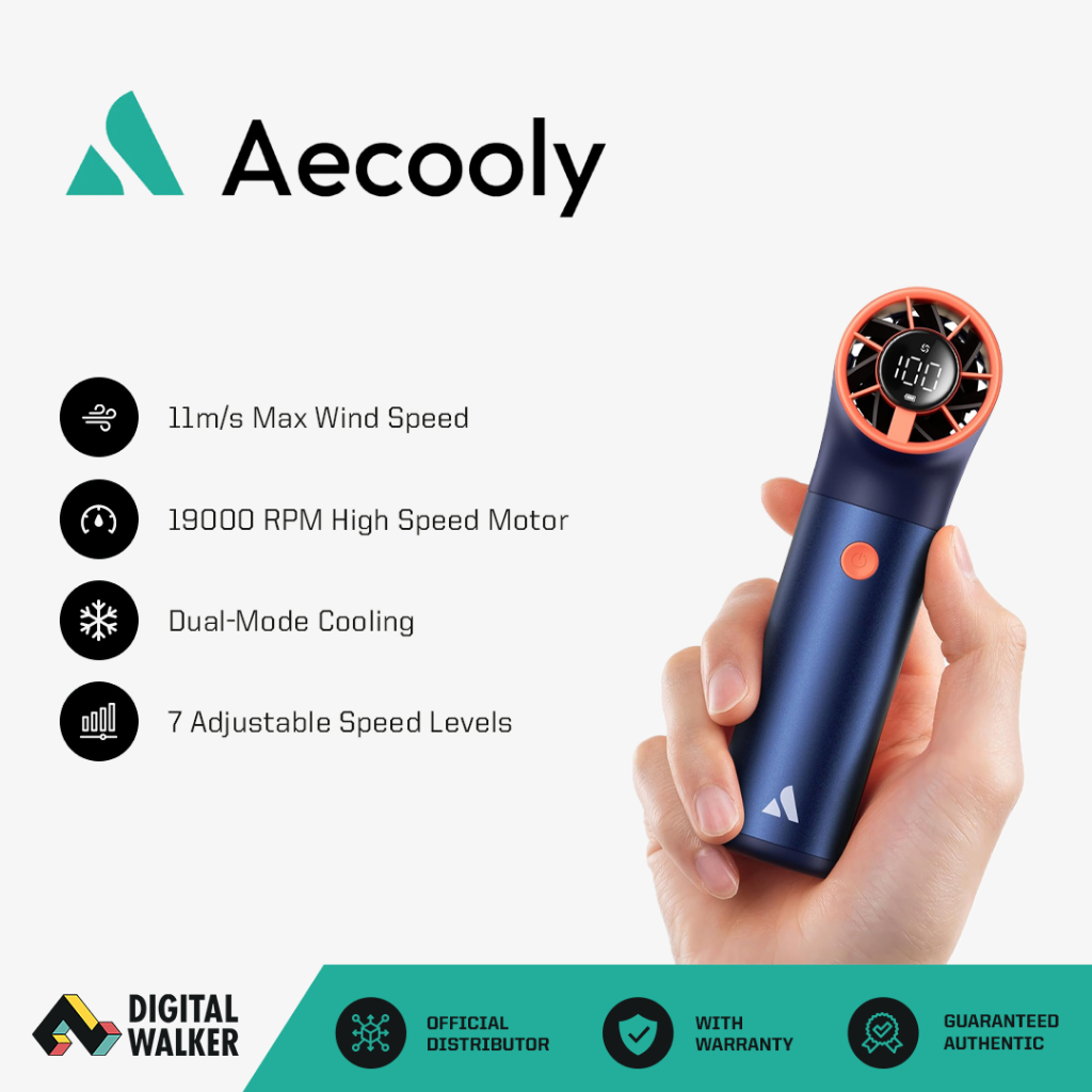 Aecooly Aero Ultra Handheld Fan 4500mAh | Shopee Philippines