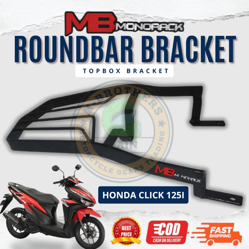 MB Monorack Bracket for (HONDA MOTORS) Round Bar Topbox Bracket for ...