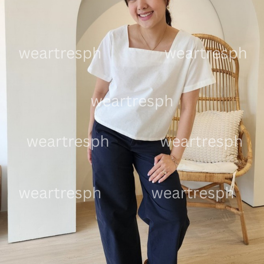 Easy Linen Everyday Top | Shopee Philippines