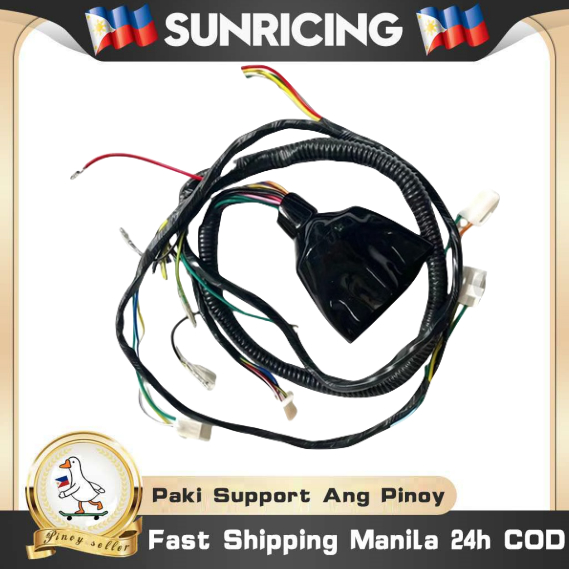 Wire Harness for Motorcycle / Scooter 12V | Wiring Kit with Relay ...