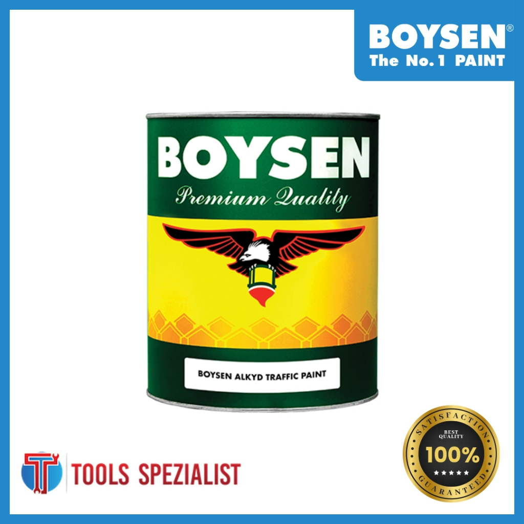 BOYSEN B1961 TRAFFIC PAINT YELLOW 4L | Shopee Philippines