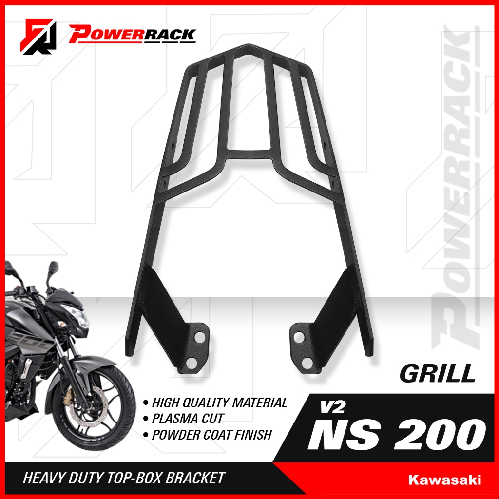 Top box bracket for Kawasaki Dominar / NS 200 V2 / heavy duty ...