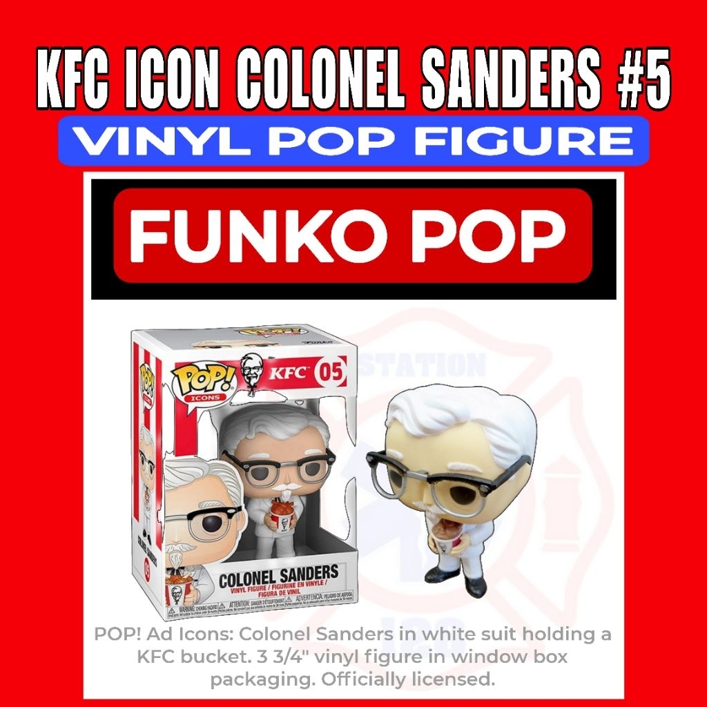 Funko POP! ICON Colonel Sanders Vinyl Figure | Shopee Philippines