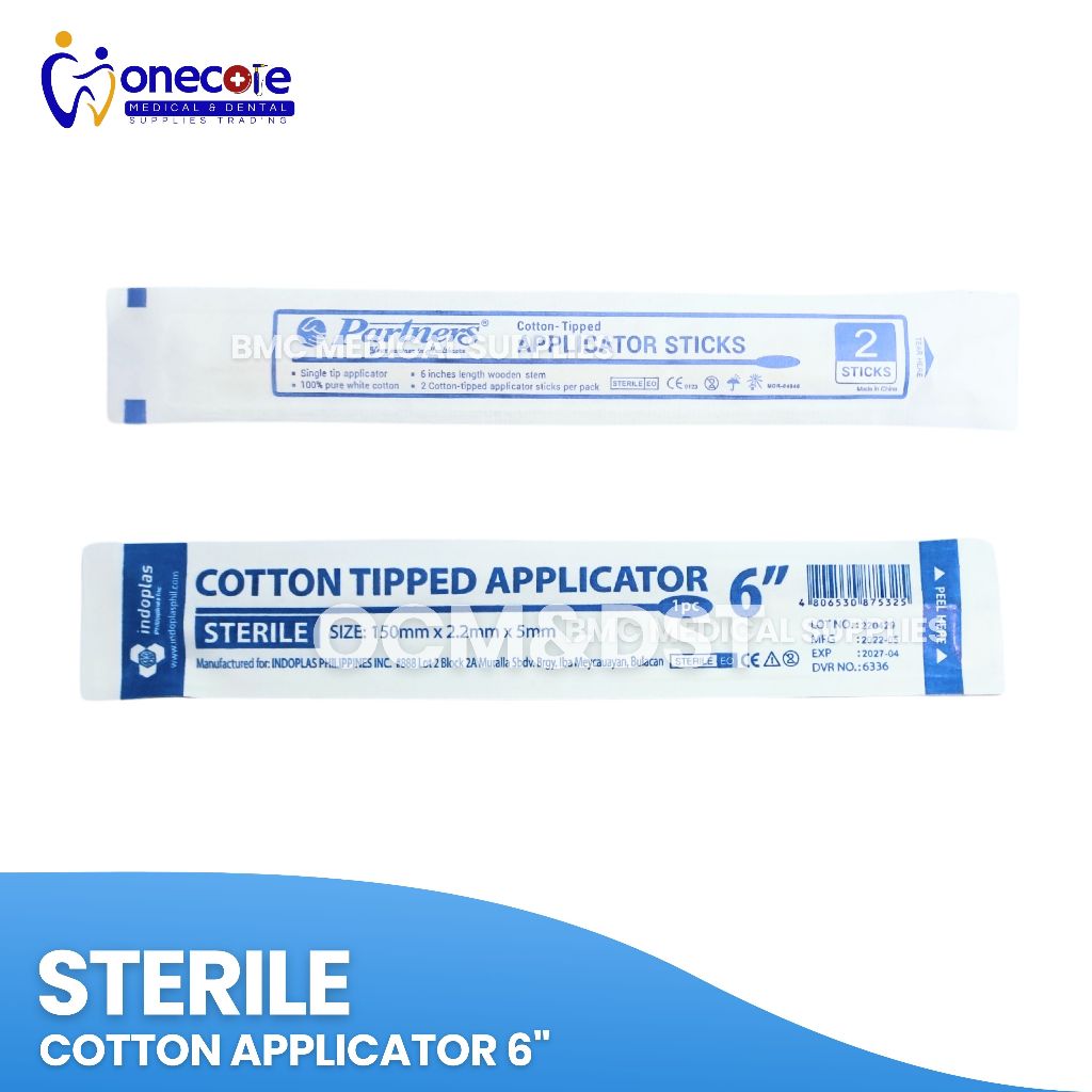 Cotton Applicator Stick | Indoplas & Surrmed & Sureguard (Sold Per ...