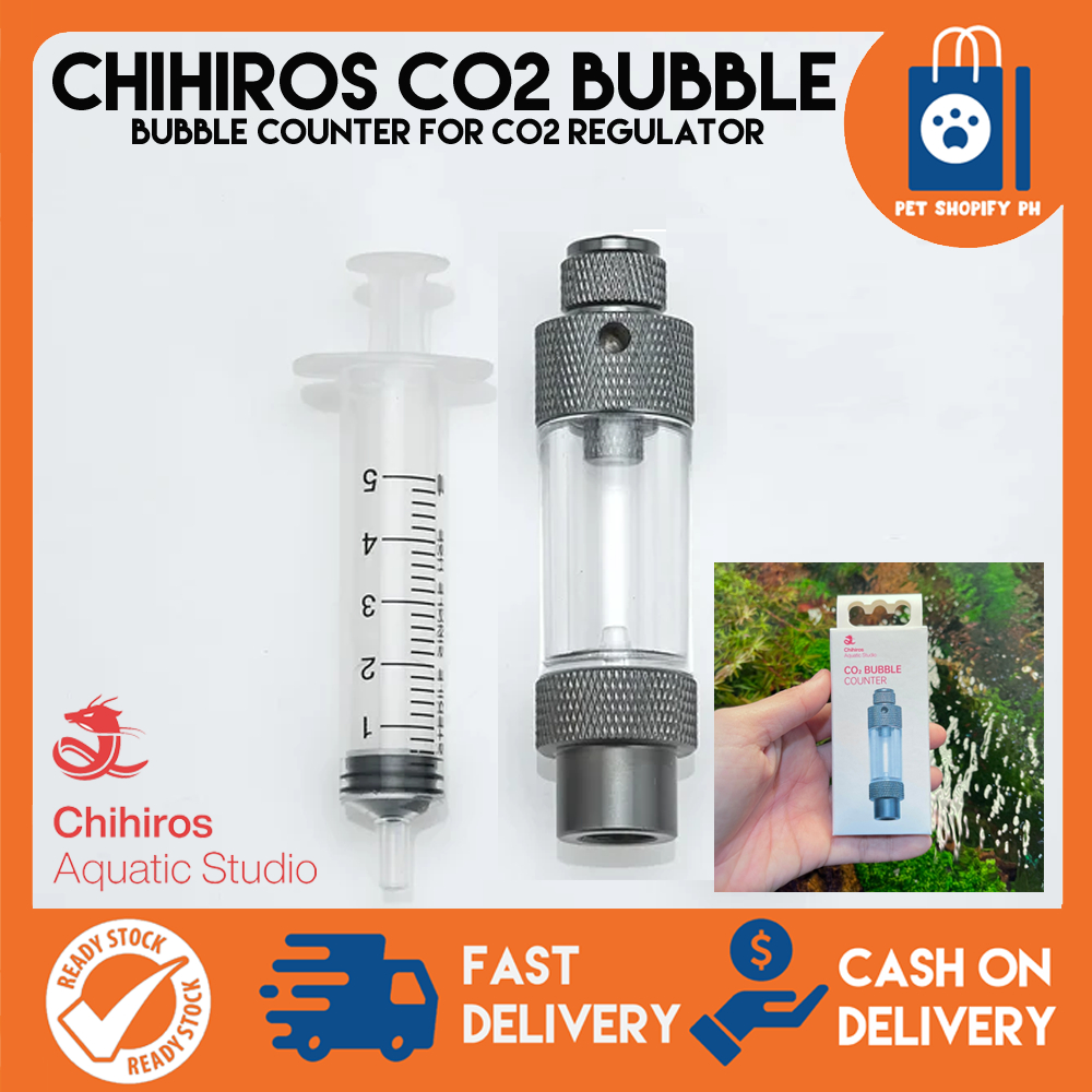 Chihiros CO2 Bubble Counter for CO2 Regulator Made of robust metal | Shopee Philippines
