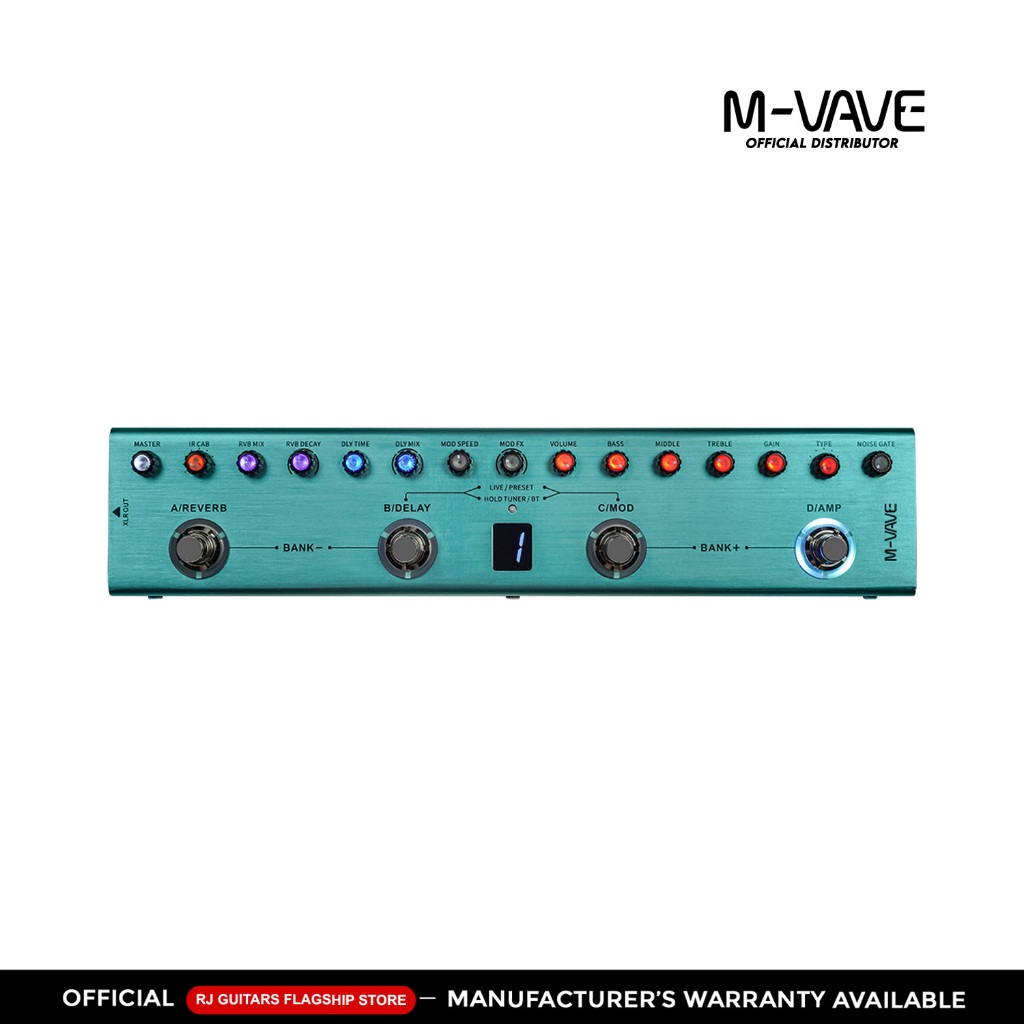 M-Vave Tank-G Electric Guitar Multi-effects Pedal | Shopee Philippines