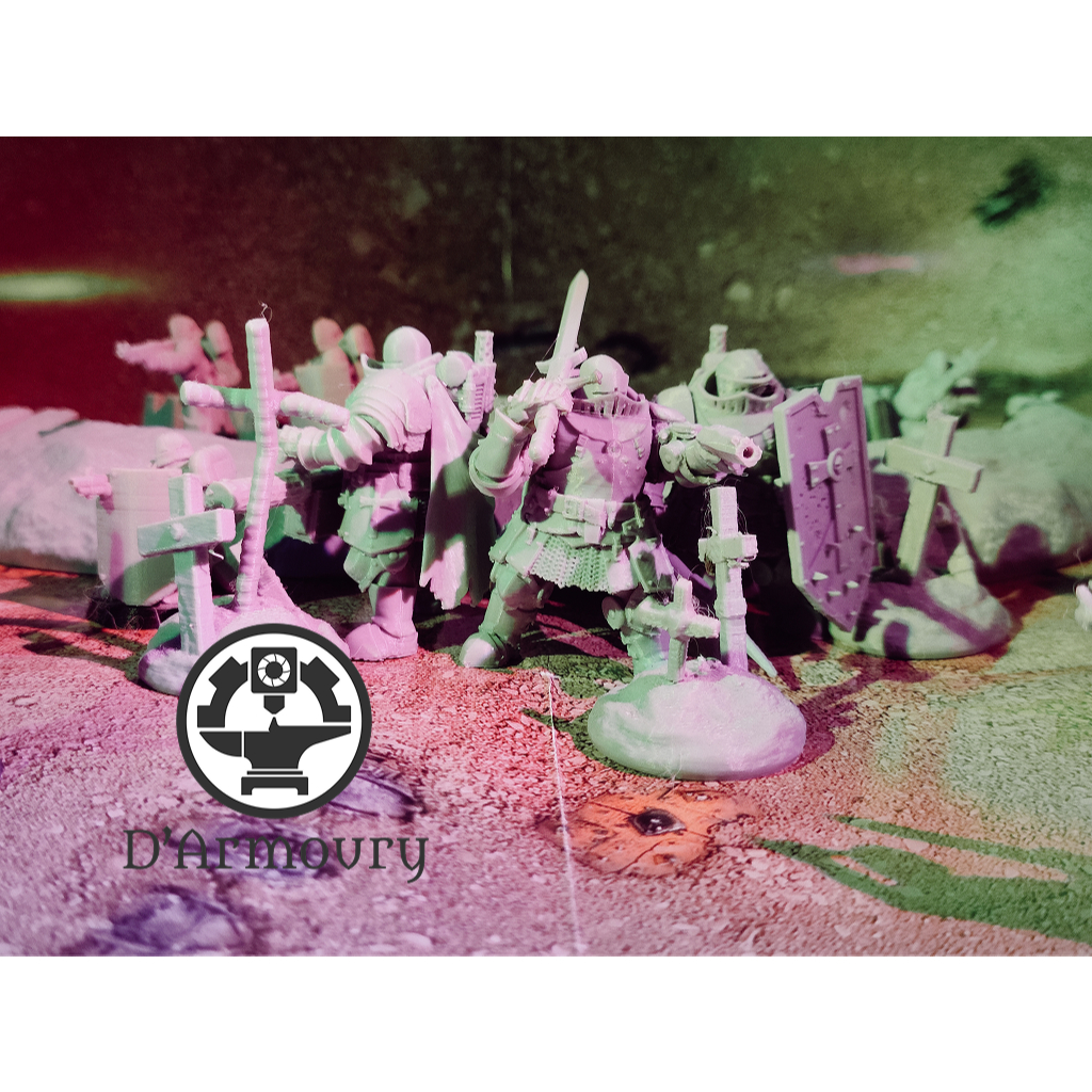 Mechanized Trench Soldiers 3D Printed FDM (RED BRIGADE!) (Holy Trench ...