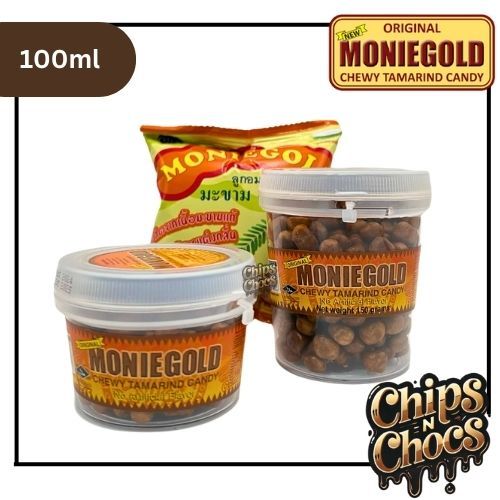 Moniegold Chewy Tamarind Candy 100g | Thailand Sweet & Sour Snack ...