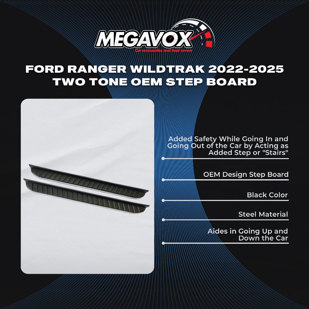 Ford Ranger Wildtrak 2022-2025 Two Tone OEM Step Board | Shopee Philippines