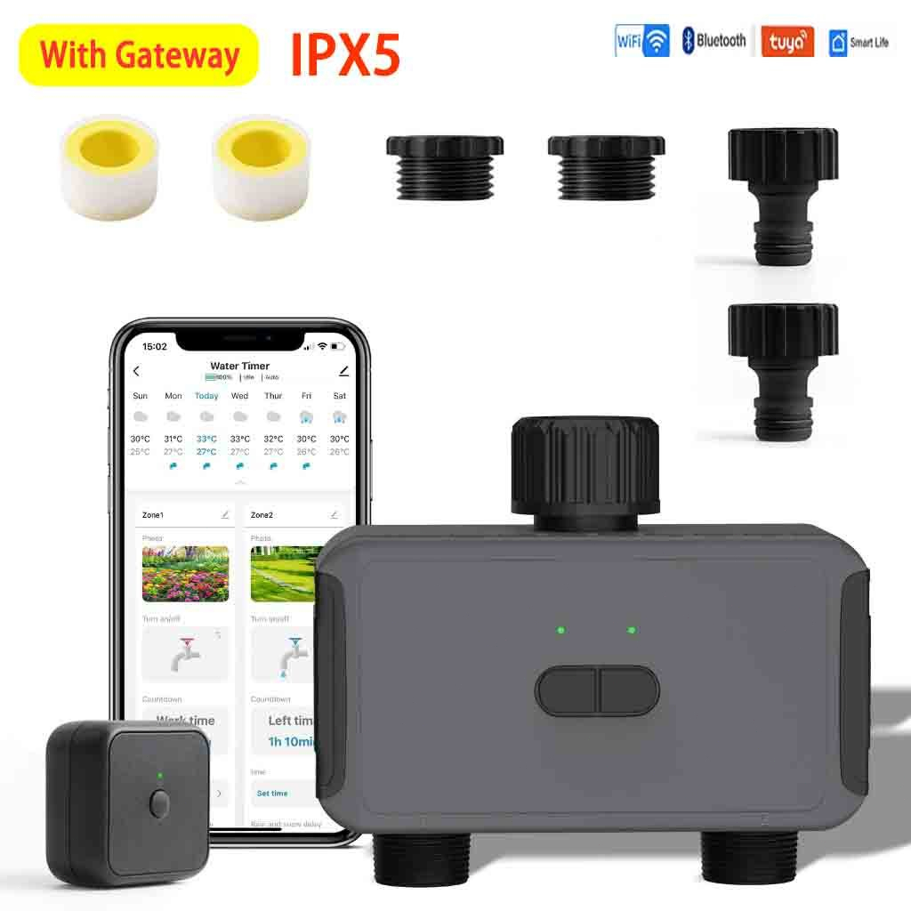 Yieryi Smart Wifi Water Timer Automatic Sprinkler Timer Irrigation Timer For Lawn Yard 2