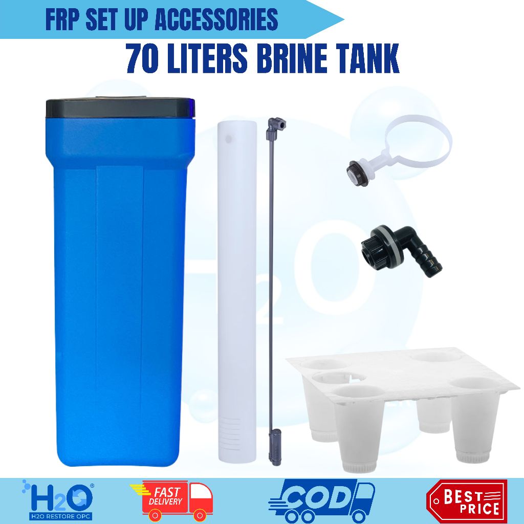 Brine Tank 70 Liters Plastic For FRP Water Softener Regeneration ...