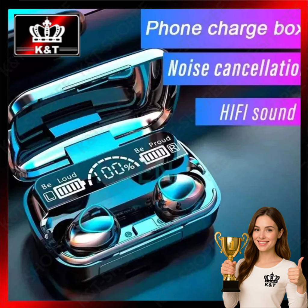 TWS Bluetooth Earbuds Wireless Headset Sport Headphone Perfect ...