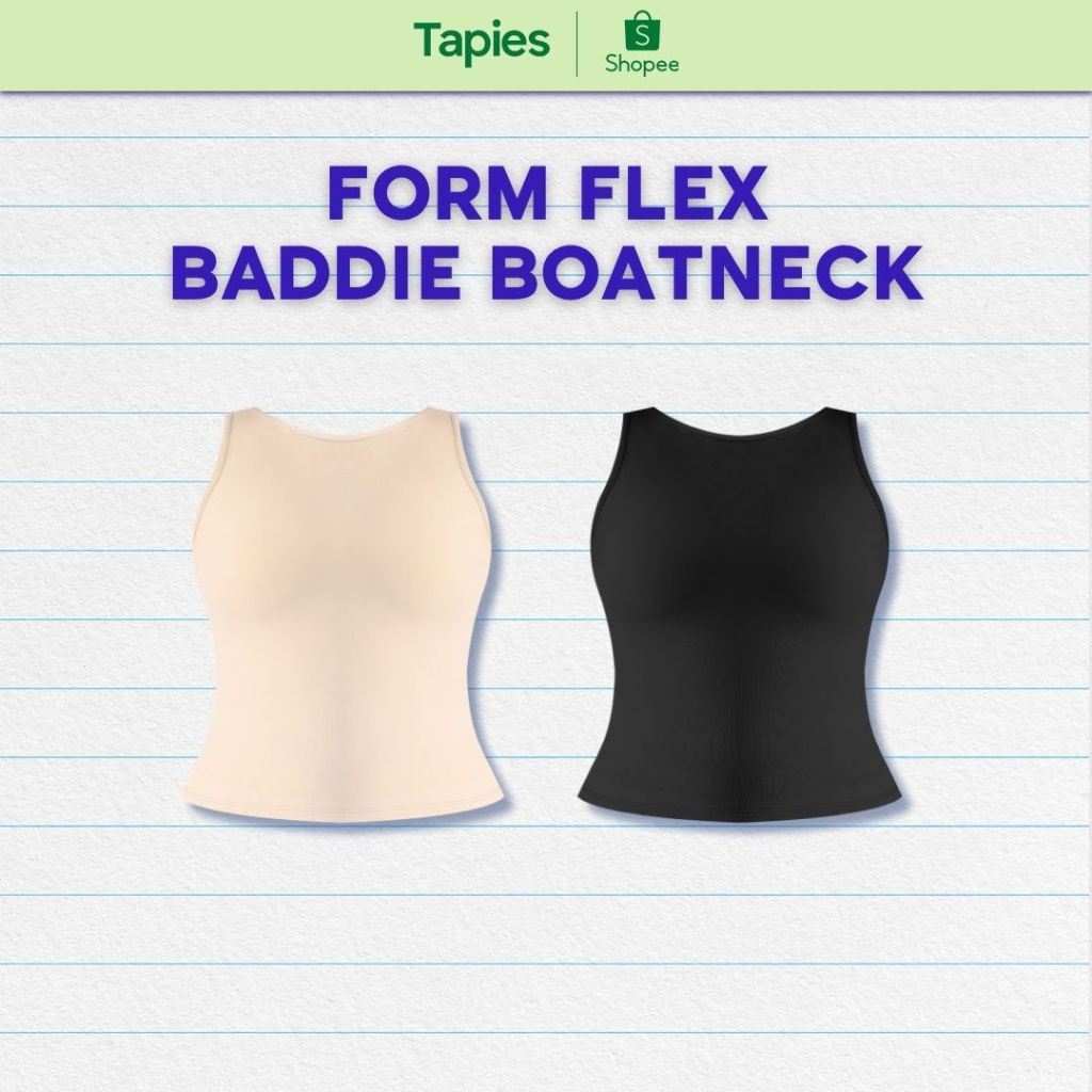 TAPIES Form Flex Baddie Boatneck [Breathable, Flexible, Stylish] [Nylon ...
