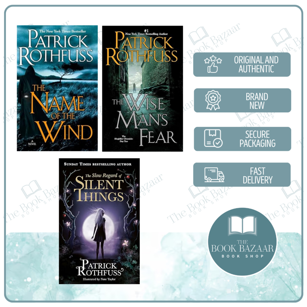 [BRAND NEW | PAPERBACK] The Kingkiller Chronicle Series 3 Books ...