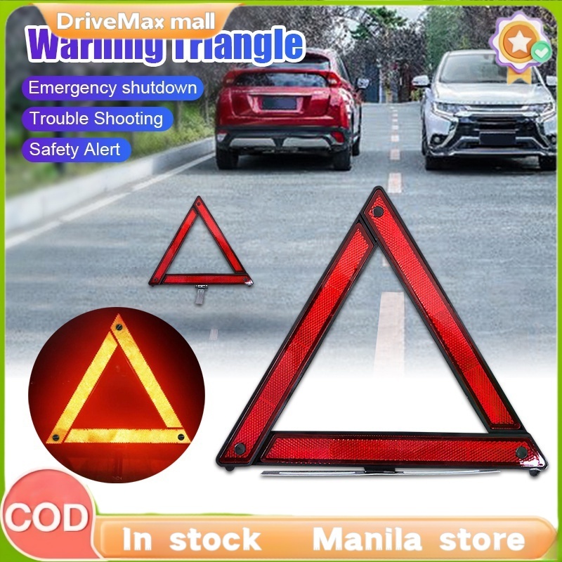 Early Warning Device Parking Tripod Warning Triangle Reflectorized ...