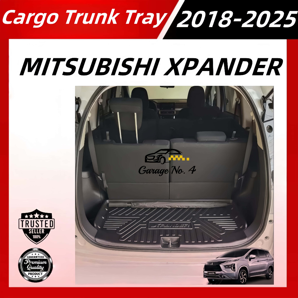 MITSUBISHI XPANDER 2018 - 2025 OEM TRUNK TRAY WITH EXTENSION (2018 2019 ...