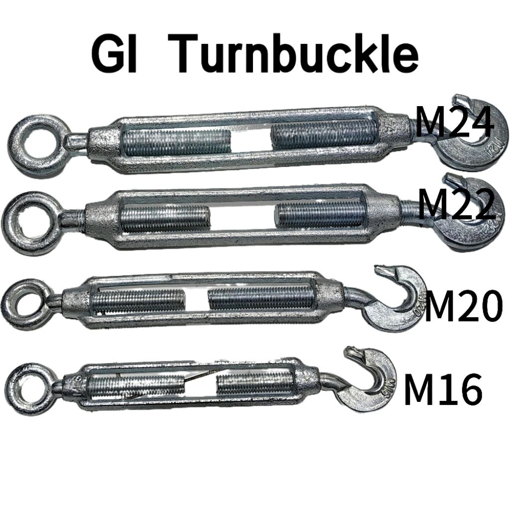 Gi Turn Buckle Heavy Duty Turnbuckle Hook And Eye M16 M20 M22 M24 ...