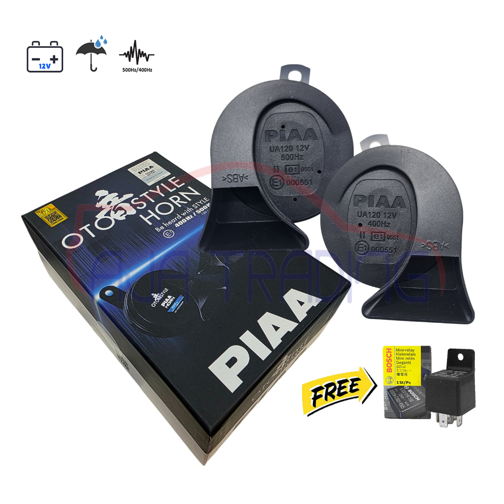 PIAA OTO STYLE HORN 400Hz / 500Hz HO-14 112dB 12 volts Dual Tone | Shopee Philippines